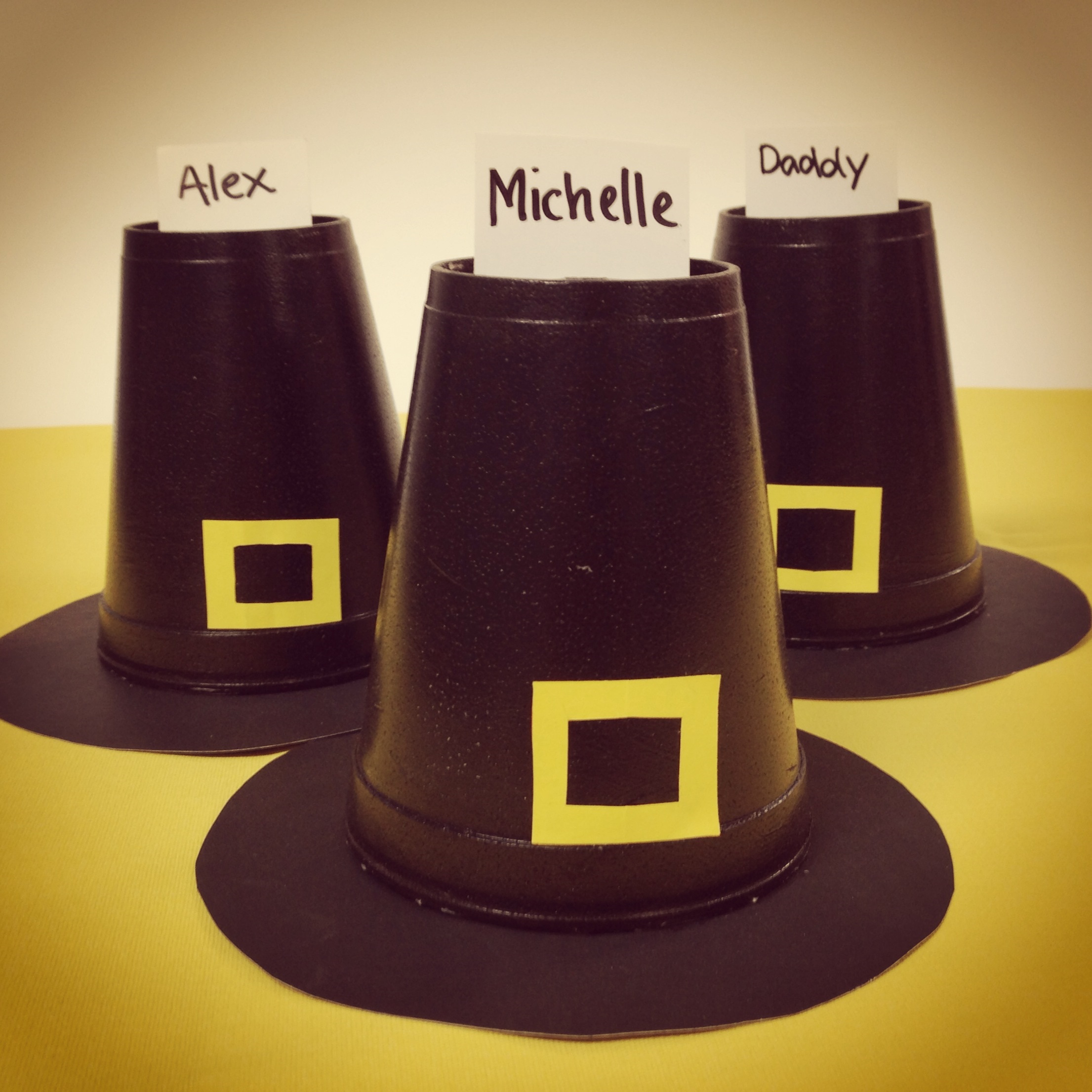 Thanksgiving Craft For Kids Pilgrim Hat Place Cards Teacher Created Tips