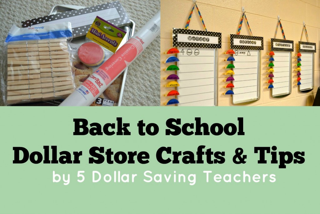 Back to School Dollar Store Crafts & Tips – Teacher Created Tips