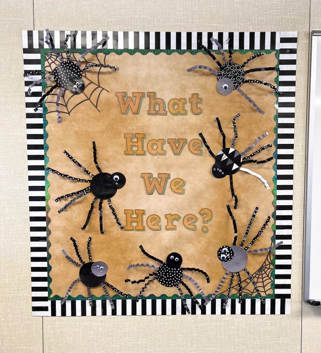 Inspire Creativity in the Classroom with a Festive Halloween Spider ...