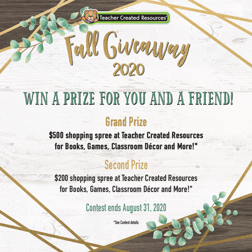 Fall Giveaway | Teacher Created Resources