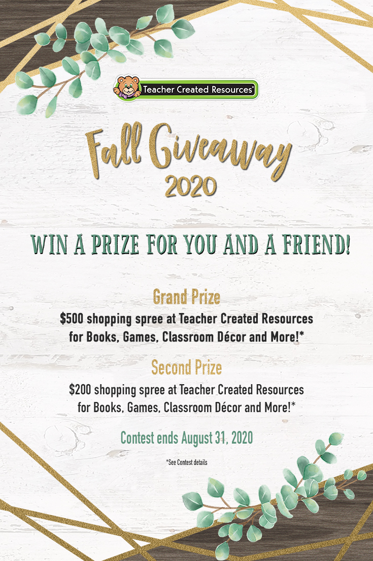 Fall Giveaway | Teacher Created Resources