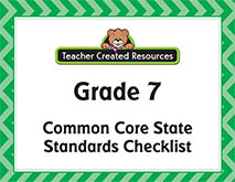 Checklists « Standards | Teacher Created Resources