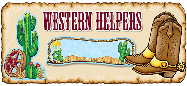 Western Helpers | Teacher Created Resources