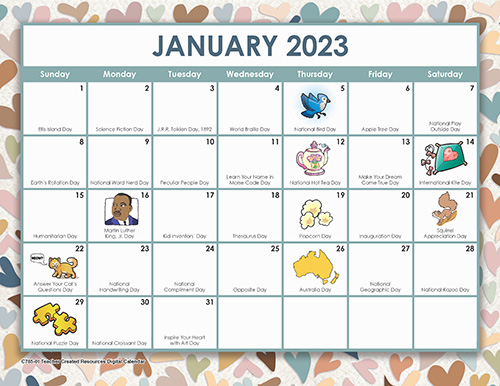 Monthly Calendars « Free | Teacher Created Resources
