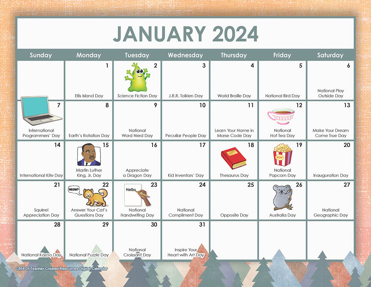 Teacher Created Calendar at Lavon Sotelo blog