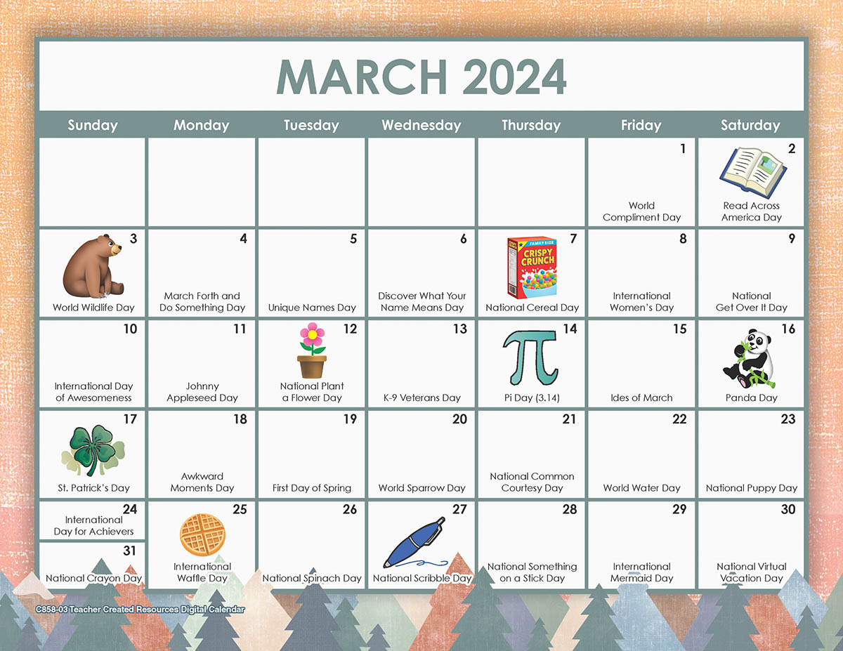 Teacher Created Calendar at Lavon Sotelo blog