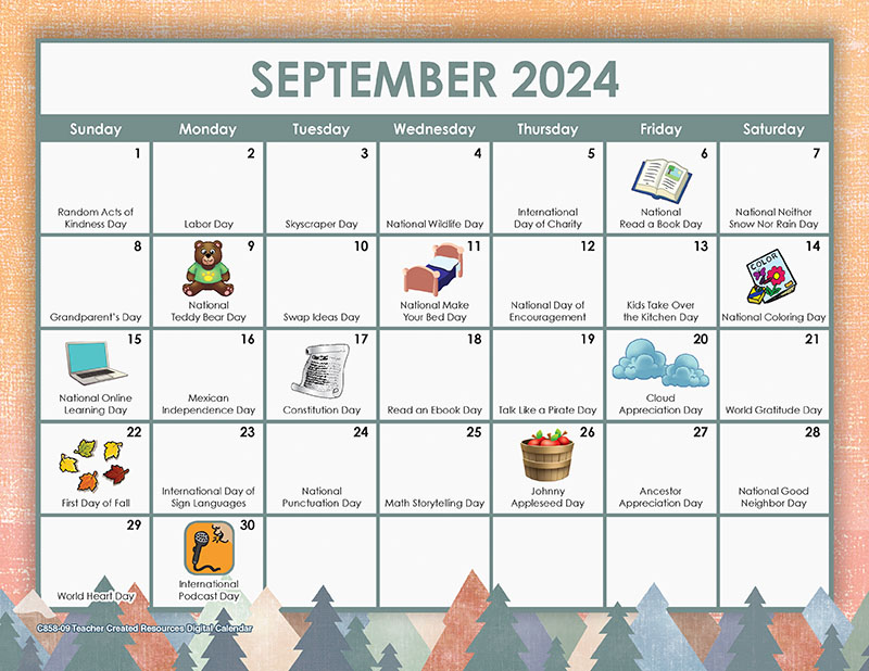 Monthly Calendars « Free | Teacher Created Resources