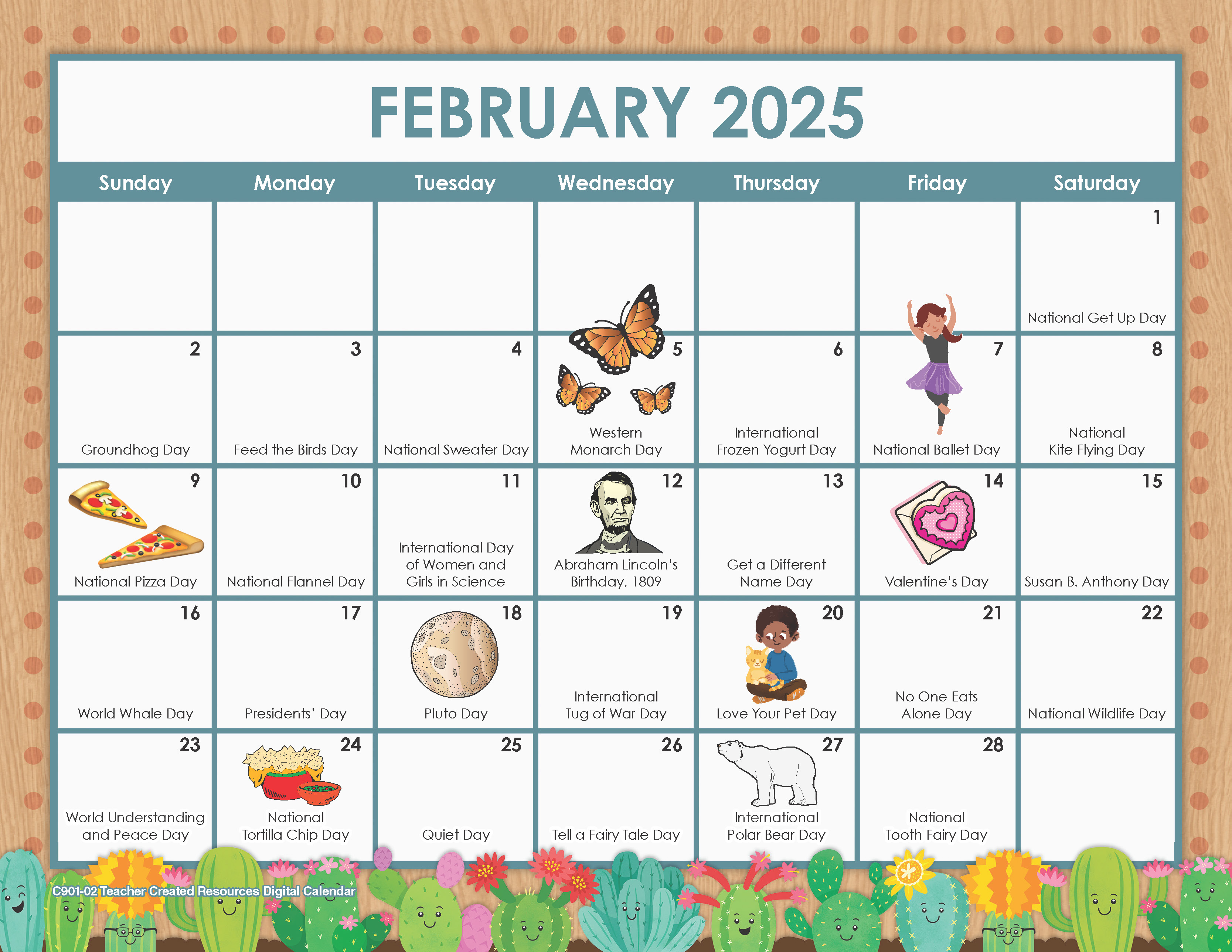 Monthly Calendars « Free | Teacher Created Resources