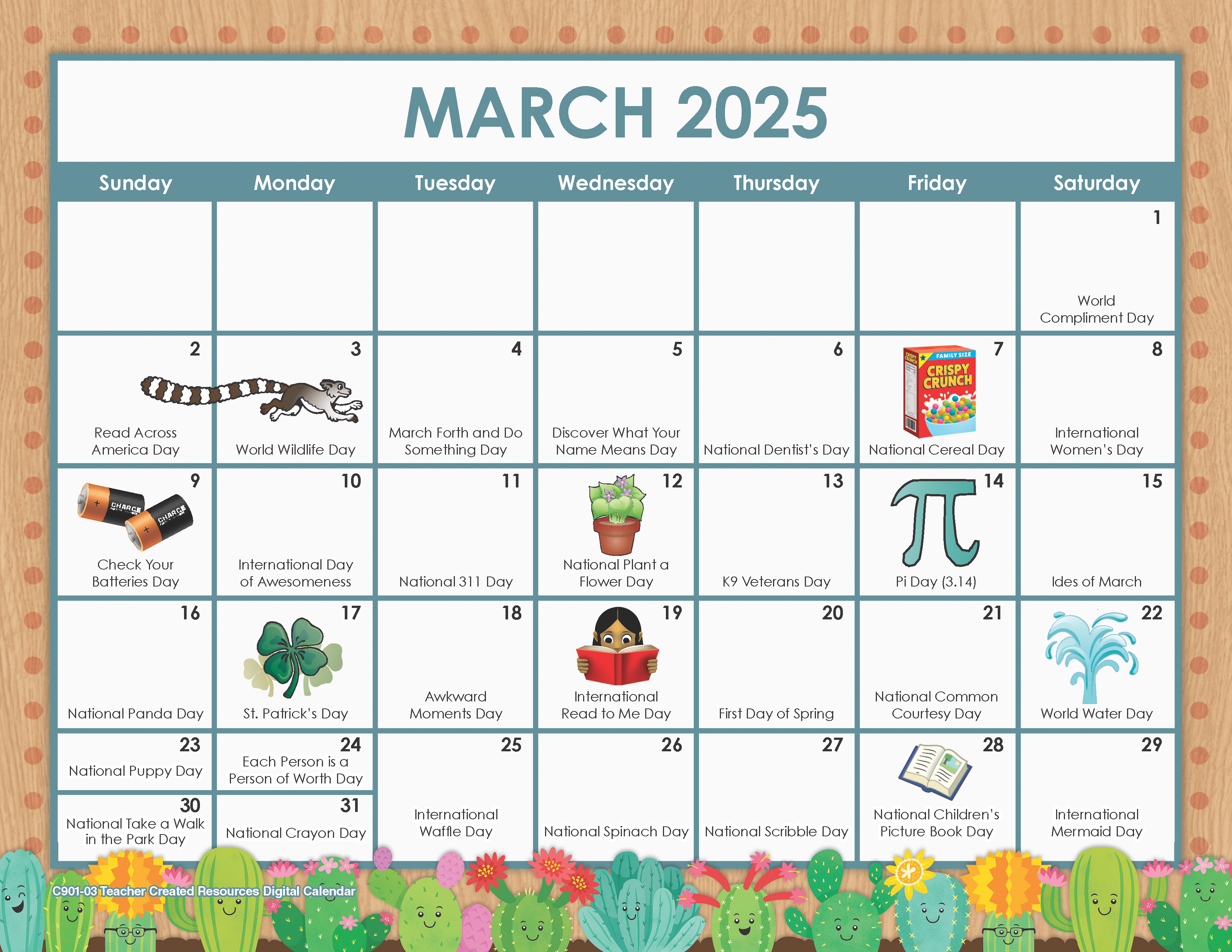 Monthly Calendars « Free | Teacher Created Resources