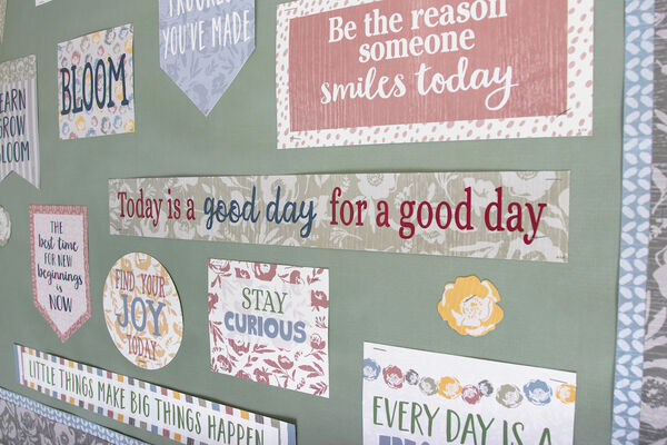 Bulletin Board Paper Better Than Paper Classroom Cottage Name Tags ...