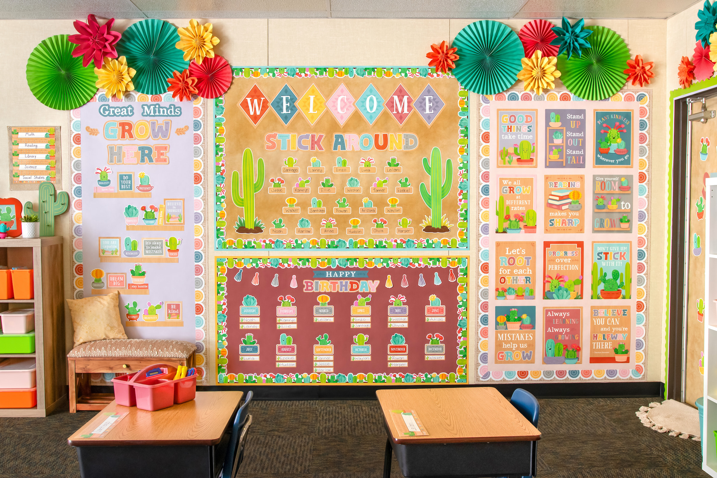 Happy Cactus Crew Classroom « Classroom Decorations | Teacher Created ...